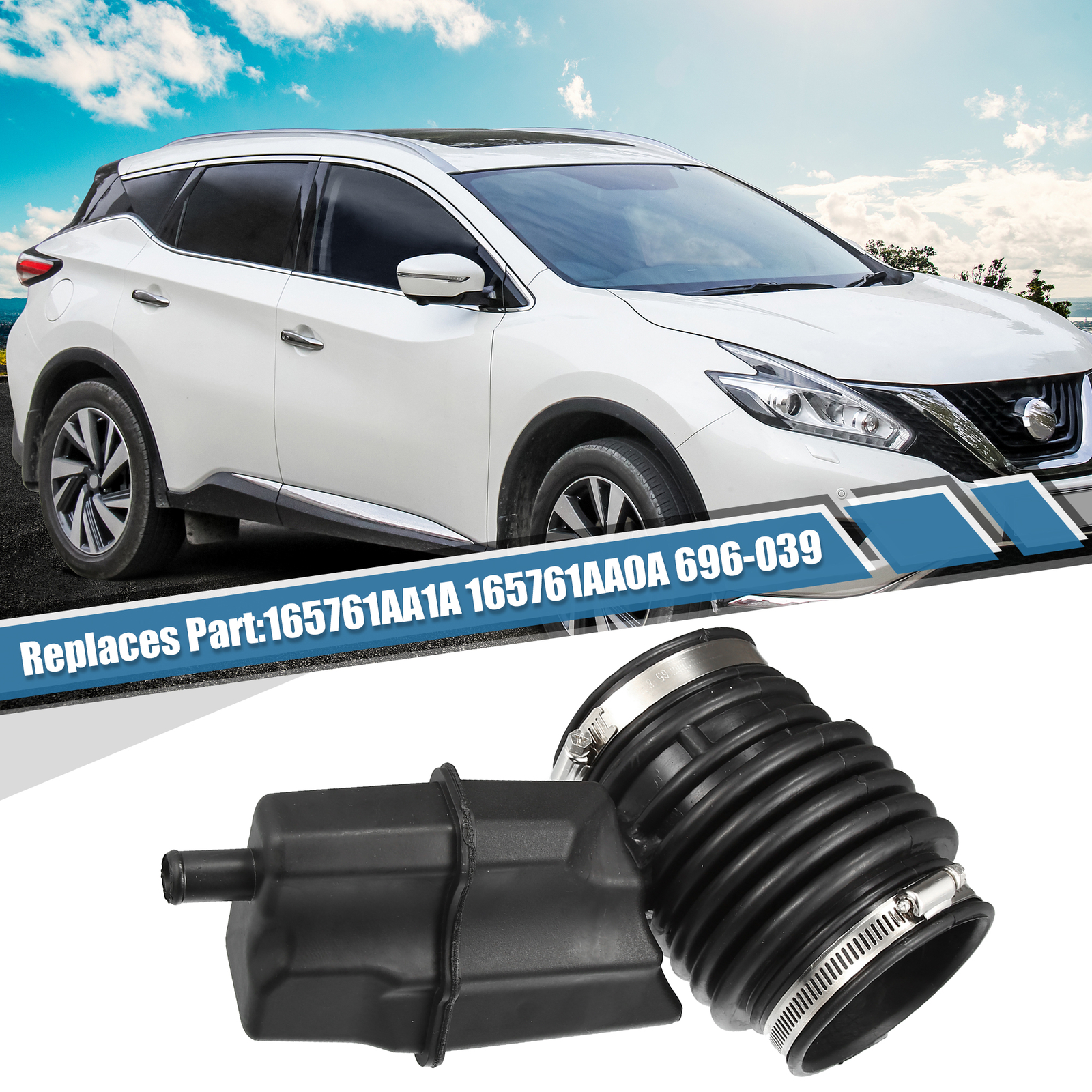 Air Cleaner Intake Hose Tube Boot Replaces 16576-1AA1A for Nissan Quest ...