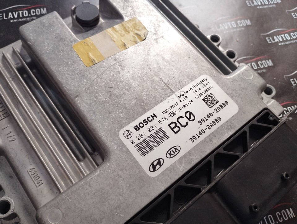 Genuine KIA Hyundai ECU 39140-2ABB0 391402ABB0 Bosch 0281031578 ...