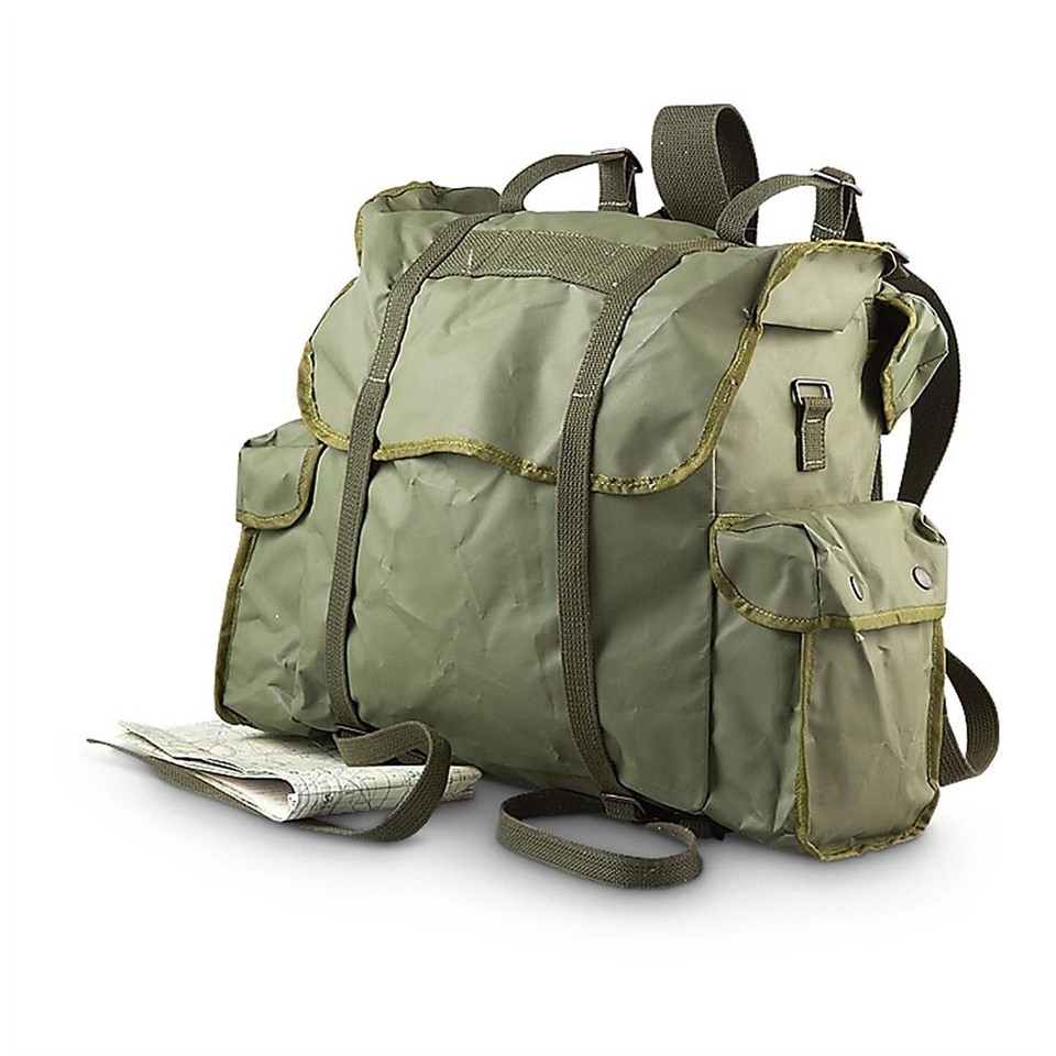 Belgian Army OD Vinyl Rucksack Tactical Rucksack for Every Adventure 6 ...