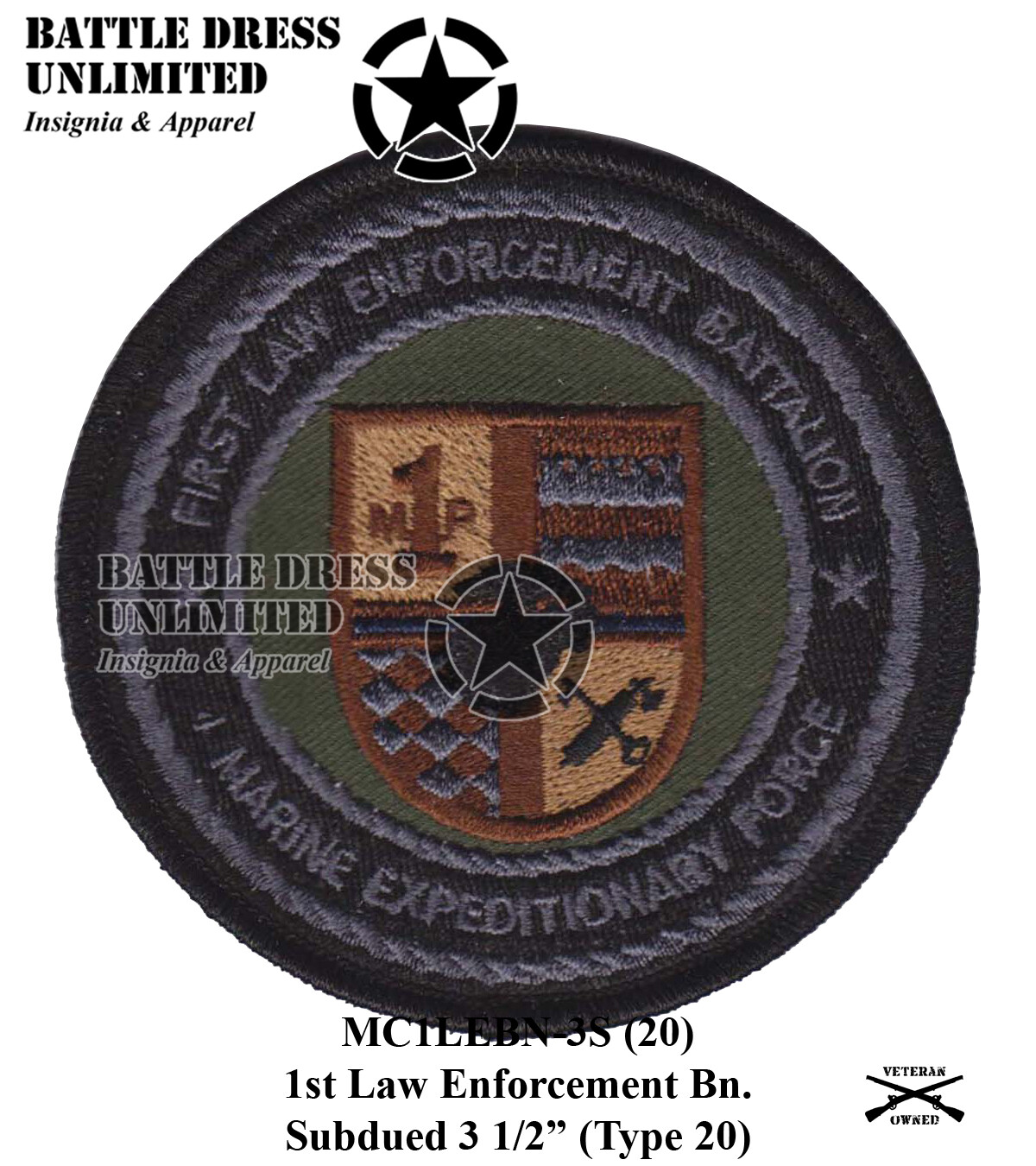 Military Police 1st 2nd 3rd 4th Law Enforcement Battalion Patches MP ...