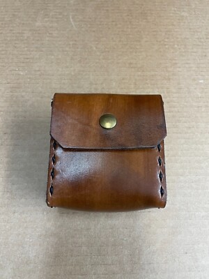 VINTAGE 3" COAL MINING LEATHER ANENOMETER CARRYING CASE W/BELT LOOP | eBay