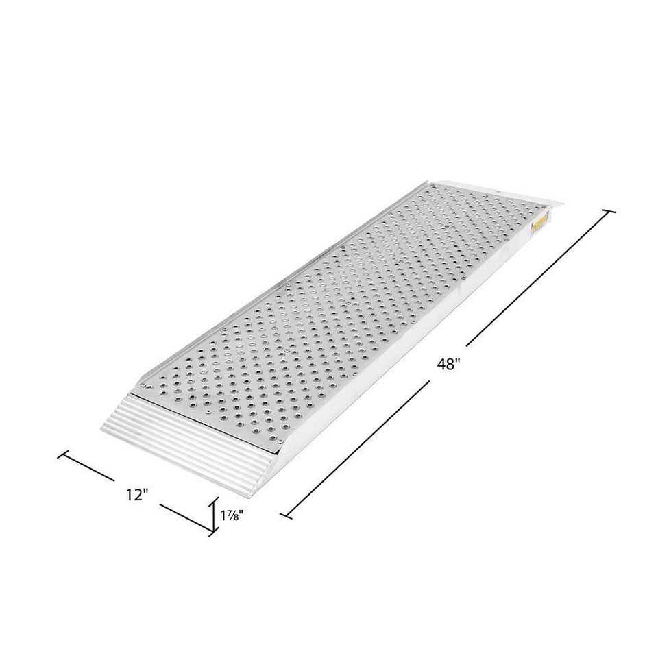 Guardian S-4812-1500-P Dual Runner Shed Ramps with Punch Plate Surface ...