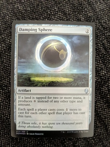 MTG Damping Sphere - Near Mint Foil - Dominaria | eBay