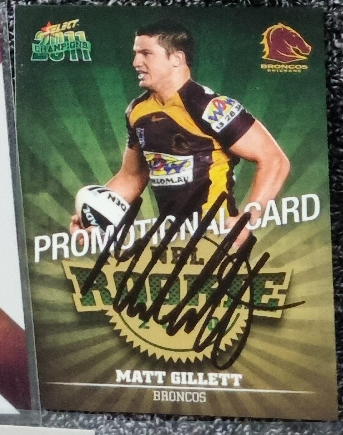 SIGNED NRL CARDS **YOU CHOOSE** Gillett, Keary, Bromwich, Kahu, Brimson ...
