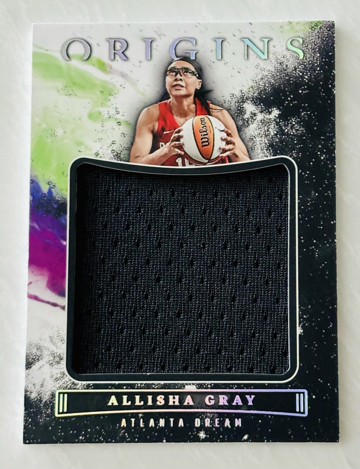 ALLISHA GRAY 2023 PANINI ORIGINS WNBA JUMBO JERSEY RELIC ATLANTA DREAM🔥 ...