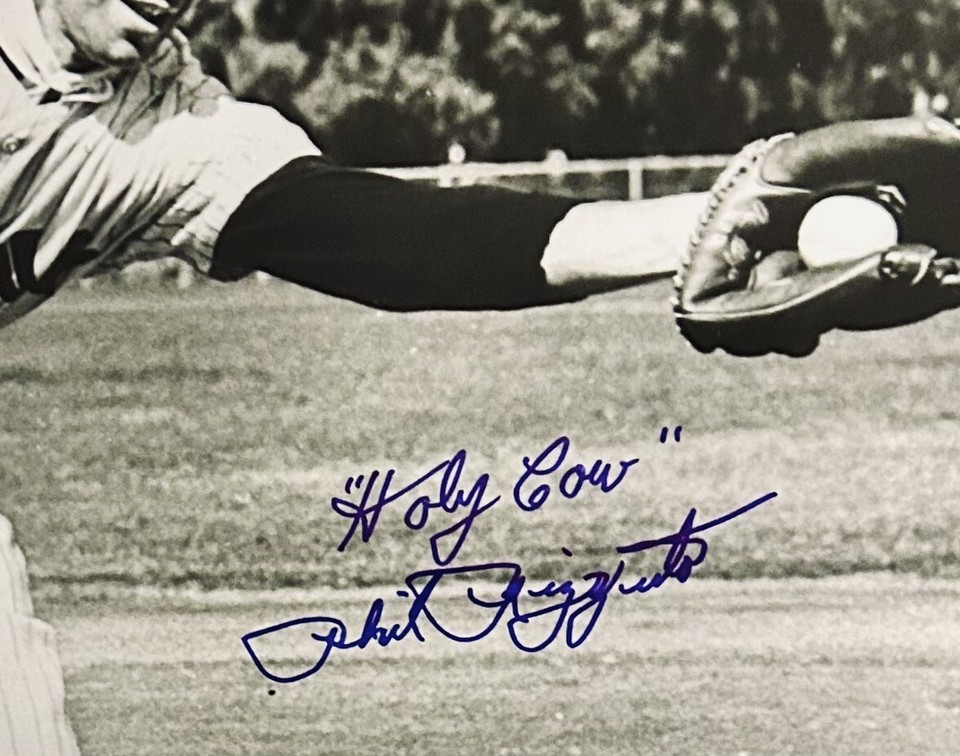 Phil Rizzuto Signed & Inscribed with “Holy Cow” 16X20 MLB NY YANKEES ...