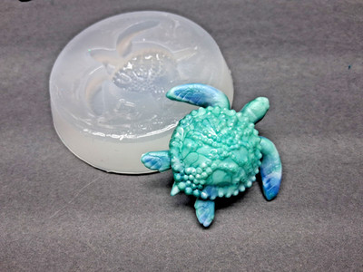 Handmade Diamond TREE Turtle Mold J For Resin TURTLE J -MOLD ONLY- | eBay