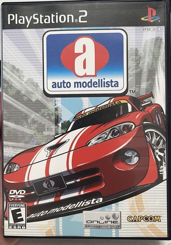 Sony PS2 Auto Modellista Tested And Working With Manual Read ...