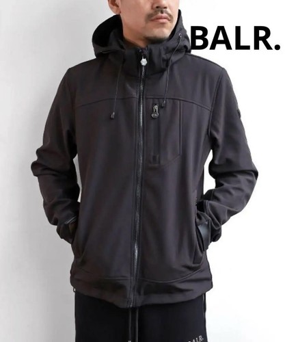 BALR. Baller Joseph Badge Soft Shell Jacket S Windproof Fleece Lined | eBay
