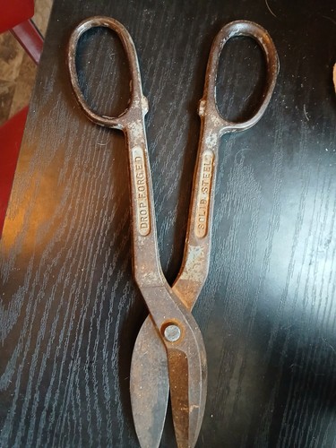 Wiss Sheet Metal Tin Snips Cutters Shears 13" Drop Forged Solid Steel ...