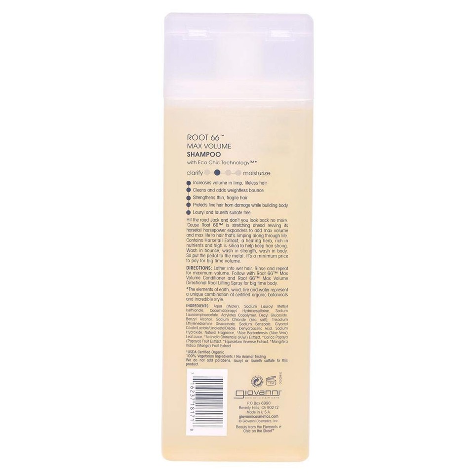 Giovanni Cosmetics Root 66 Max Volume Shampoo, 0.67 Pounds | eBay