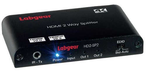 LABGEAR - HD2-SP2 - 2 Vie 4k HDMI 2.0 Splitter, 4k2k, Hdcp 2.2 | eBay