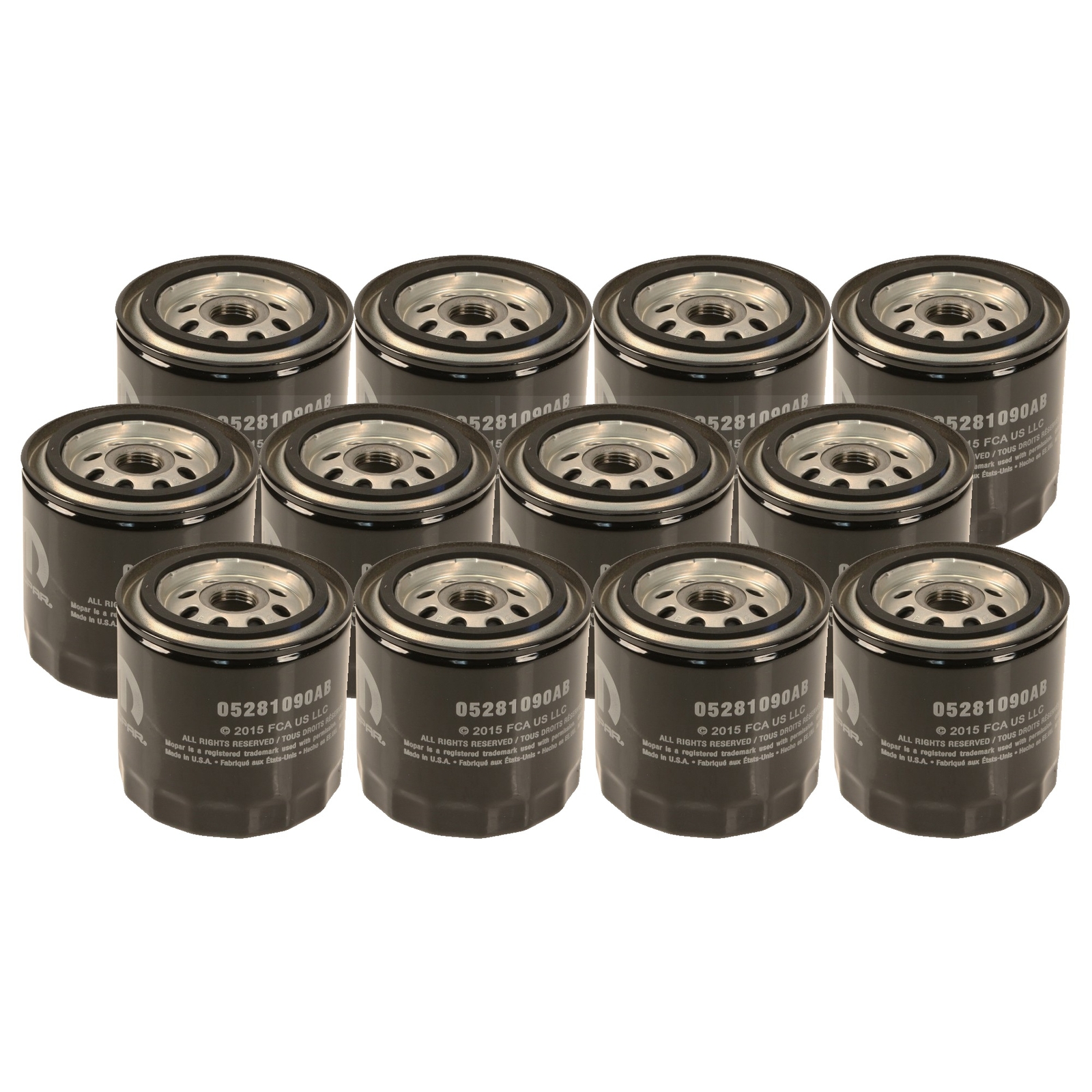Genuine OEM Mopar Set of 12 Engine Oil Filters Main For Jeep Commander ...