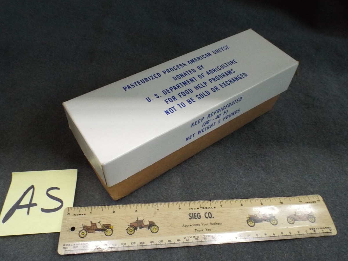 Usda Cheese VINTAGE GOVERNMENT CHEESE Box US Department Of Agriculture