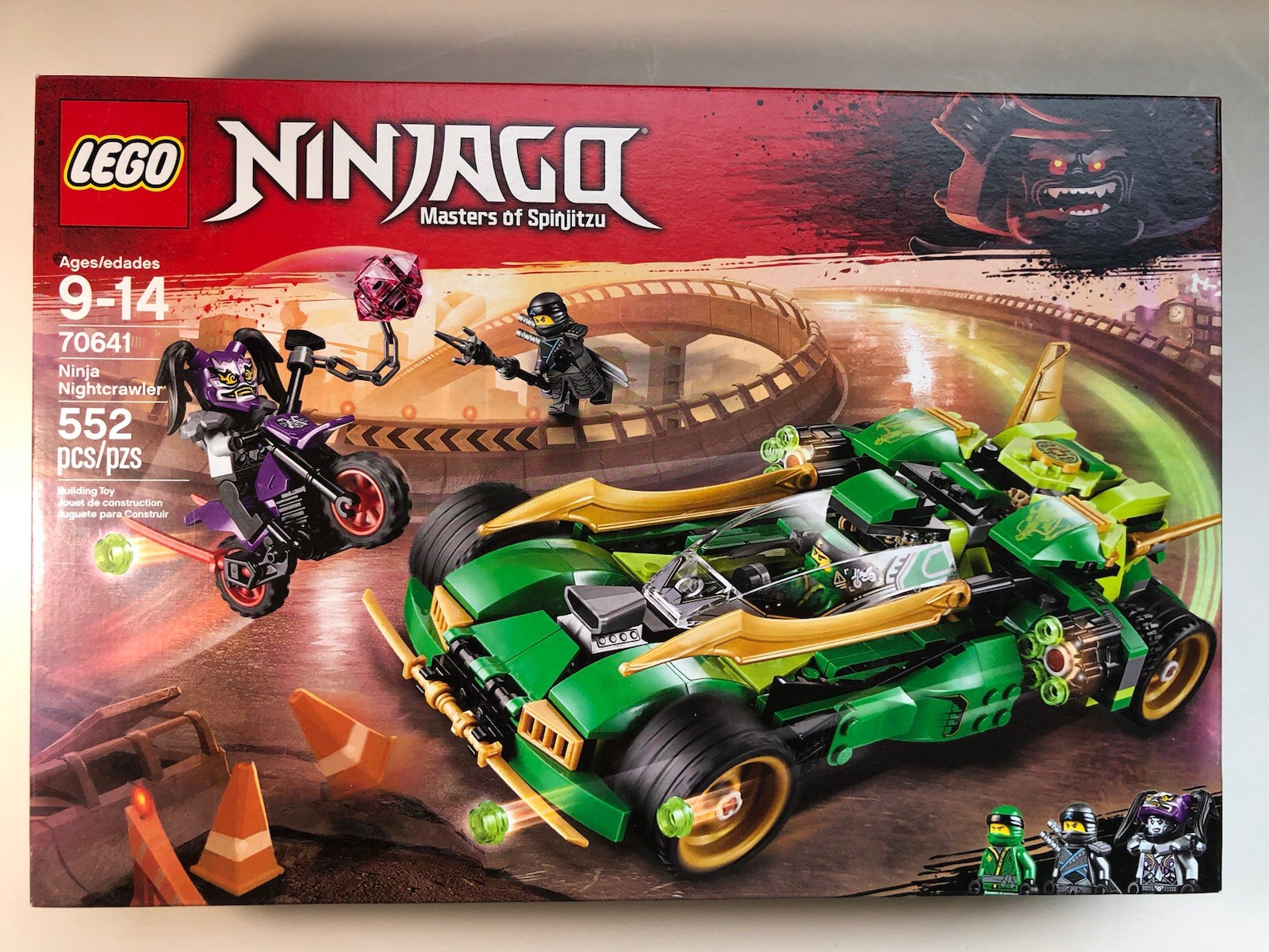 LEGO 70641 Ninja Nightcrawler Ninjago Lloyd Garmadon racing car BRAND ...