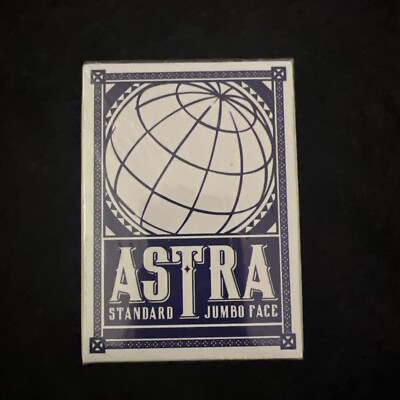 Astra Standard Jumbo Face Blue Playing Cards New Sealed | eBay