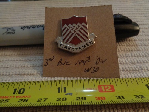 3rd Brigade 104th Division W30 Unit Crest, DI, DUI (DRAW#X10) | eBay