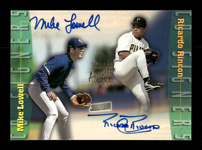 Mike Lowell / Ricardo Rincon 1999 Stadium Club Co-Signers Autograph # ...