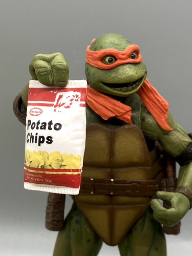 Potato Chips Accessory set NECA TMNT Teenage Mutant Ninja Secret Ooze 1 ...
