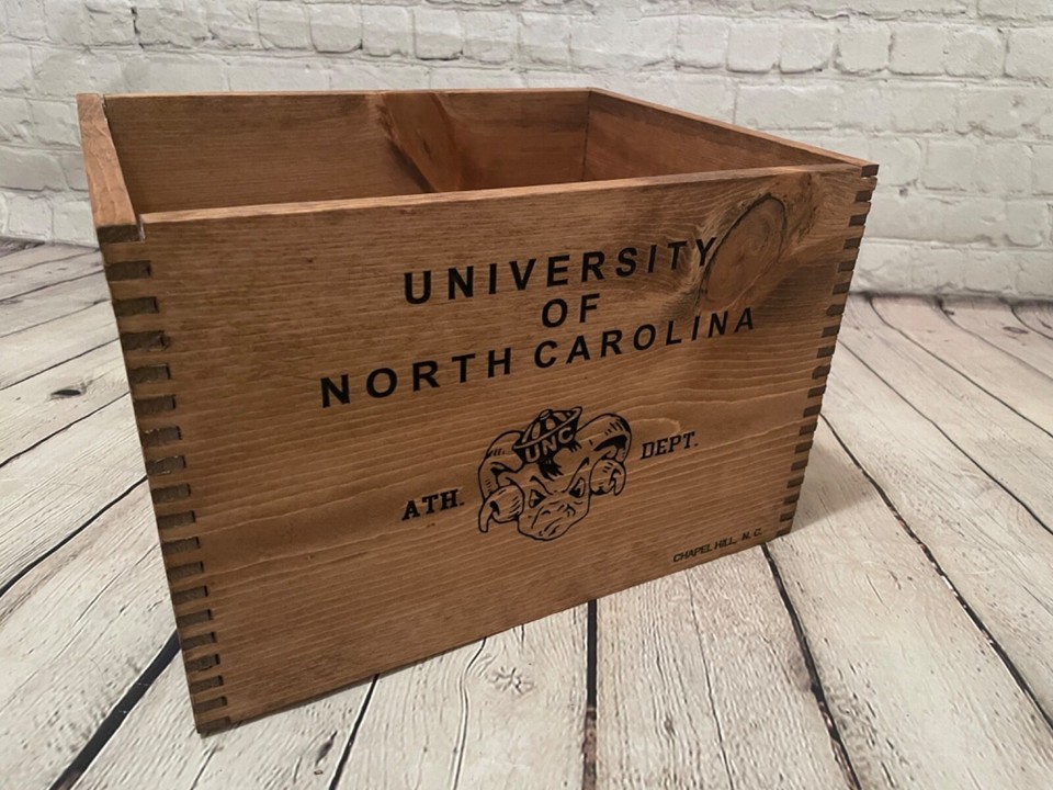 Vintage University of North Carolina UNC Tarheels Crate Replica ...