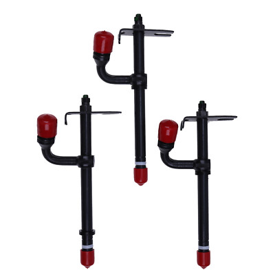 3PCS Fuel Injectors AR89564 for John Deere 350B 350C 450 450B 450C 450D ...