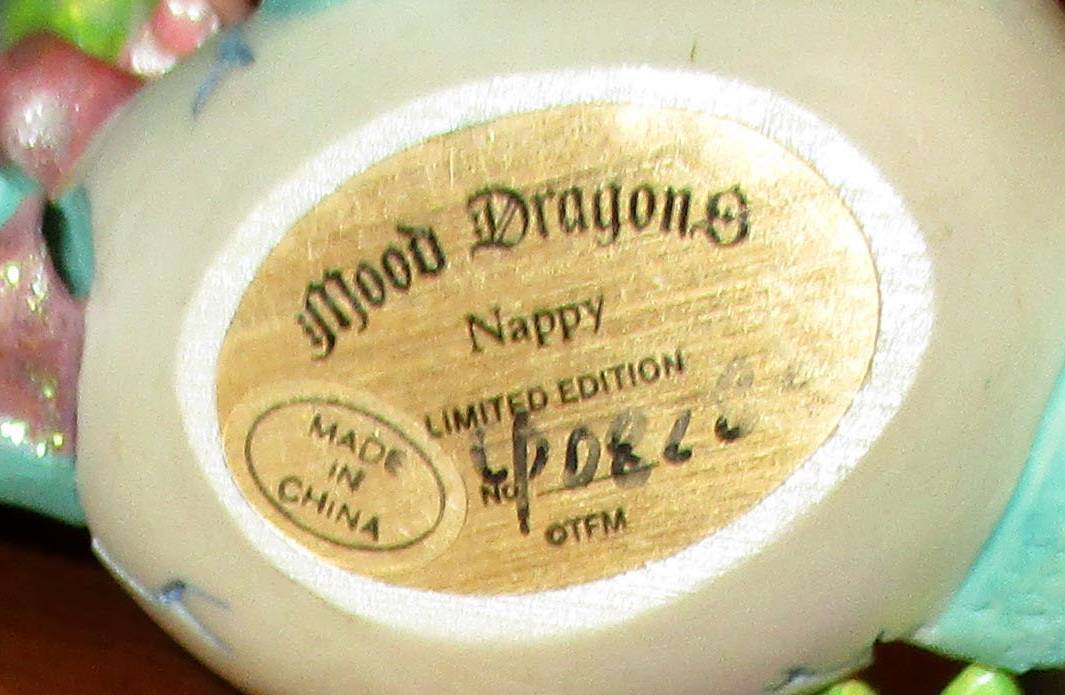 Franklin Mint Mood Dragons Limited Edition Lot (6)W/Snoozy-Nappy-Coy ...