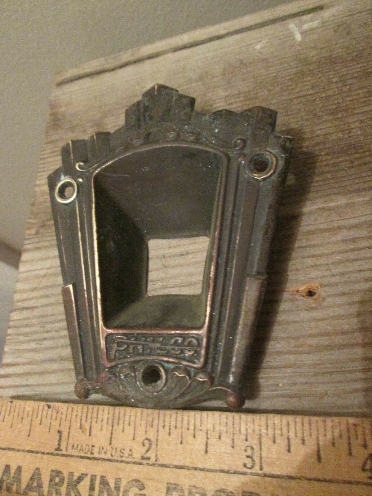 Vintage PHILCO Radio Dial Selector Brass Faceplate - No Screws | eBay