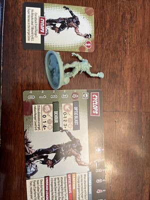 Marvel Zombies Board Game CMON Kickstarter Figure And Cards Cyclops ...