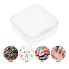 1x Storage Container Box 5.5x5.5x2cm for DIY Art Craft Accessor Jewelry ...