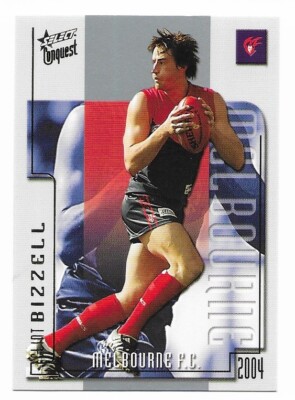 2004 afl SELECT CONQUEST MELBOURNE DEMONS CLINT BIZZELL #175 CARD ...