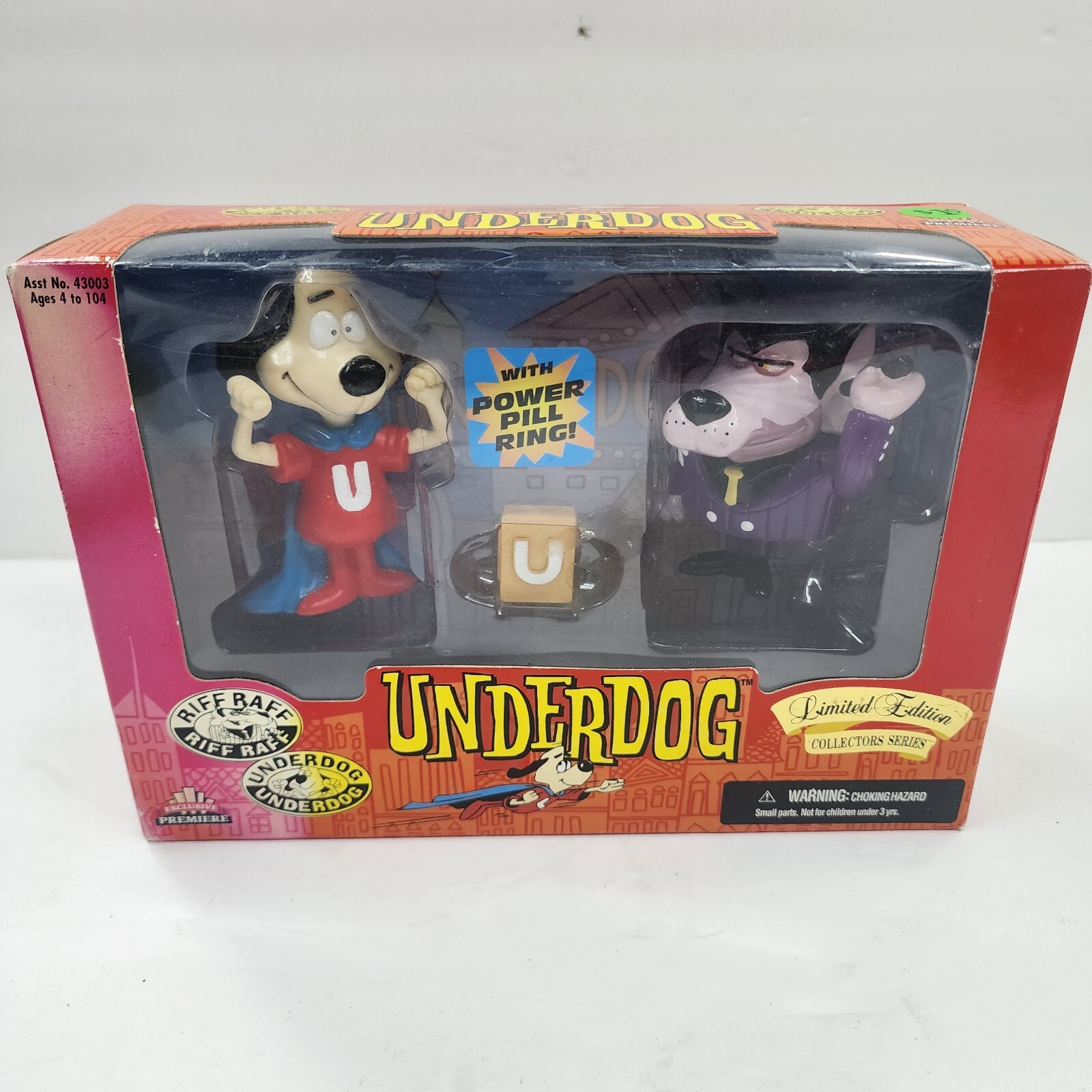 Underdog & Riff Raff (1998) Exclusive Premiere Ltd. Edition Collectors ...