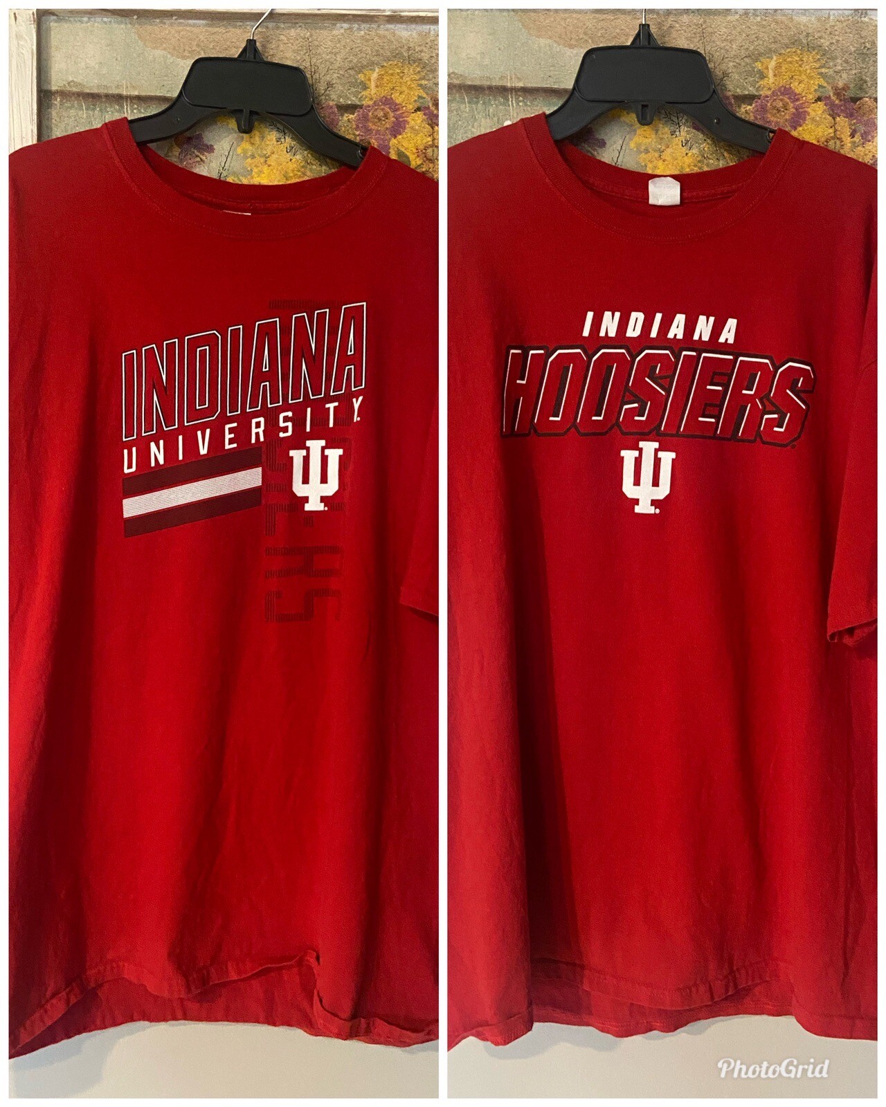 Lot Of 2 Indiana University Hoosiers Short Sleeve T-Shirts Size 2XL Men ...