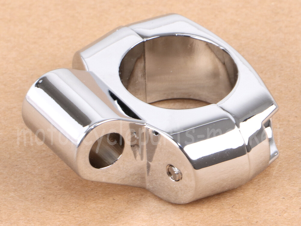 Chrome Mirror Clamp for 1" Handlebars Mirror Mounting Clamp Left or ...