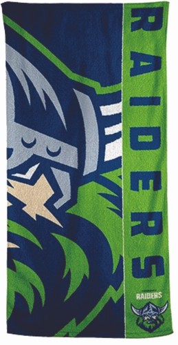 Canberra Raiders NRL Beach Towel Pool Bath Swimming Official NRL ...