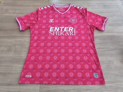2025/2026 St Albans City Home Football Shirt XL Mens Pink Hummel Enter ...