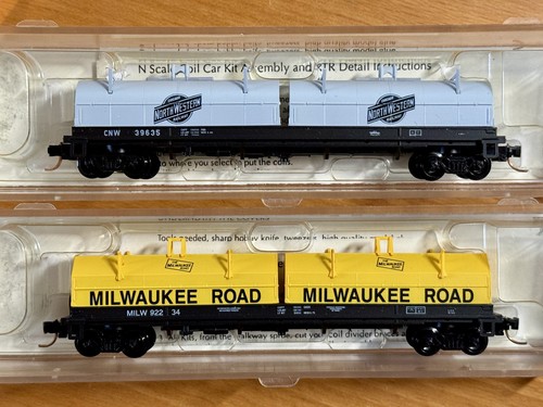 Red Caboose (USA) 2 x coil cars, CNW/Milwaukee Road, N scale | eBay UK