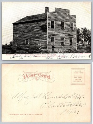 First Capitol Wisconsin Territory Old Belmont Built 1836 Platteville ...