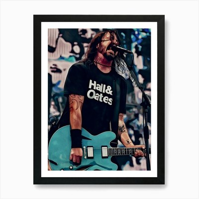 Dave Grohl Art Print Framed Wall Art Poster Canvas Print Picture | eBay UK