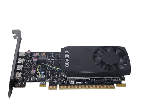 Nvidia Quadro P1000 4GB GDDR5 4 x Mini-DP Video Card, FH Bracket _ | eBay