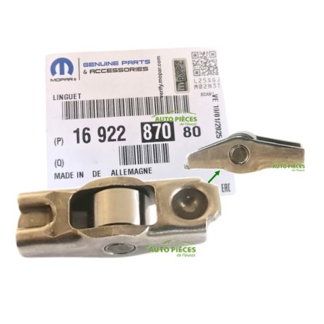 LINGUET CULBUTEUR DE SOUPAPE CITROEN PEUGEOT 1.5 HDI 1692287080 ORIGINE ...