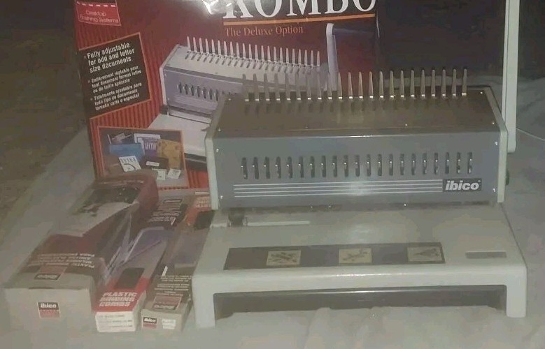 Ibico Kombo Manual Hole Punch & Comb Binding Machine - The Deluxe ...