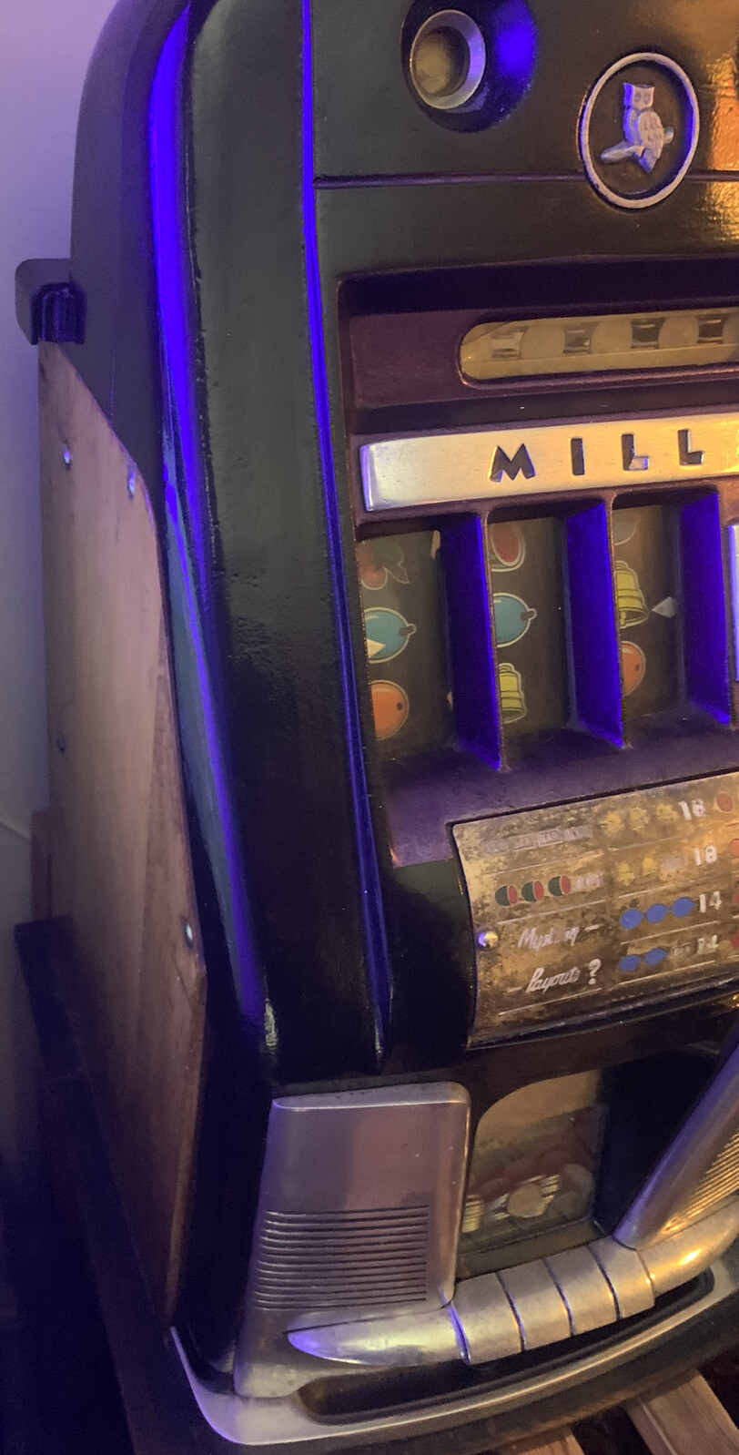 Mills one arm bandit - Vintage Working Complete 6d Slot Machine Rare ...