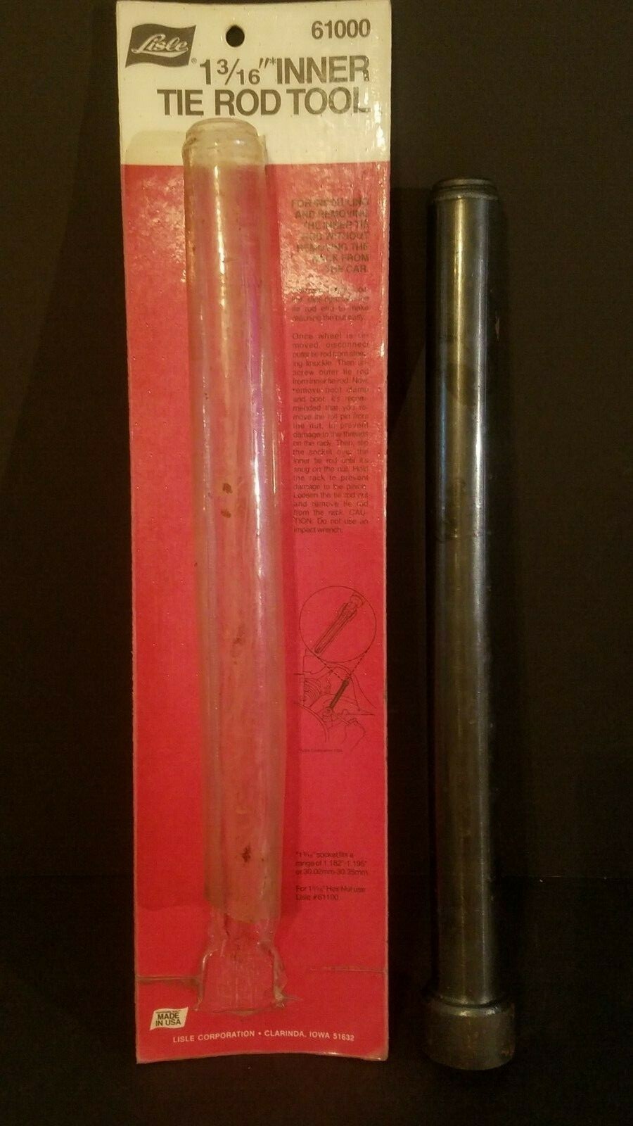 Lisle Tools 1-3/16" Inner Tie Rod Tool 61000 | eBay