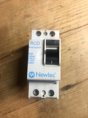 Newlec 80A RCD 30mA NLRCD8030A Double Pole Used Condition Free Postage ...