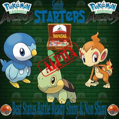 Pokemon Starters Sinnoh
