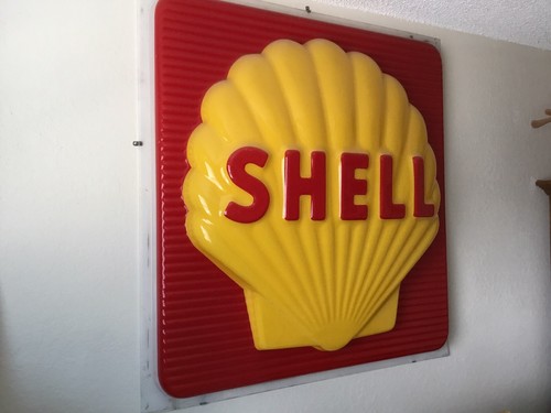 vintage shell sign from 1972. this shell sign was at my gas station | eBay