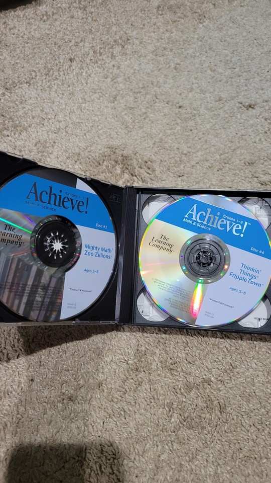 The Learning Company Achieve Math & Science Grades 1-3 | eBay