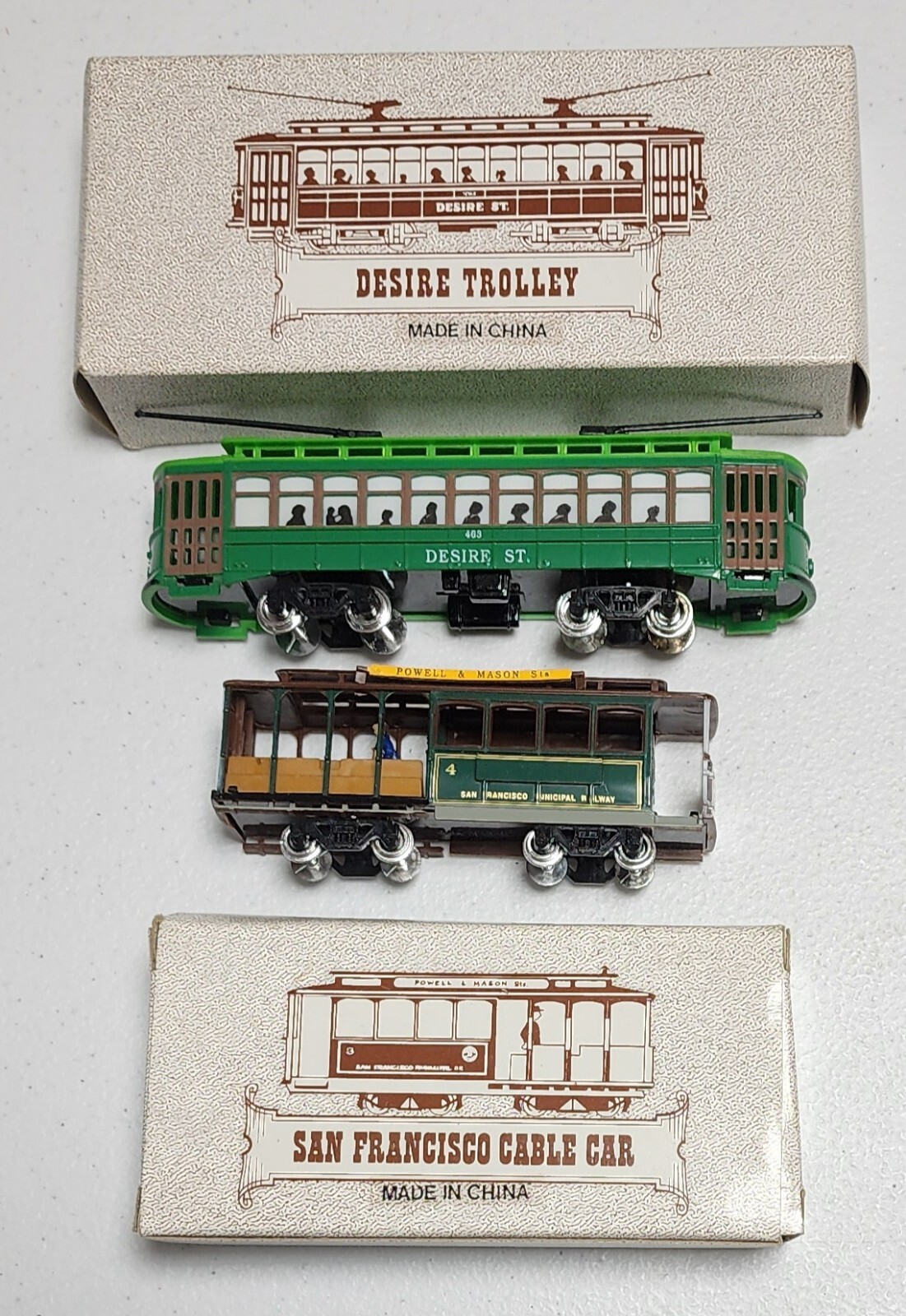 San Francisco Cable Car & Trolley Toy Collectable (2 for 1 Price) | eBay