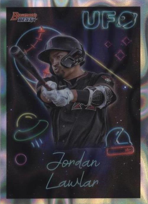 2022 Bowman's Best - Bowman Ufo Jordan Lawlar #UFO-2 Lava Refractor /50 ...