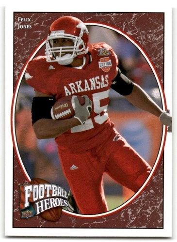 2008 Upper Deck Heroes Felix Jones #144 RC Arkansas Razorbacks | eBay